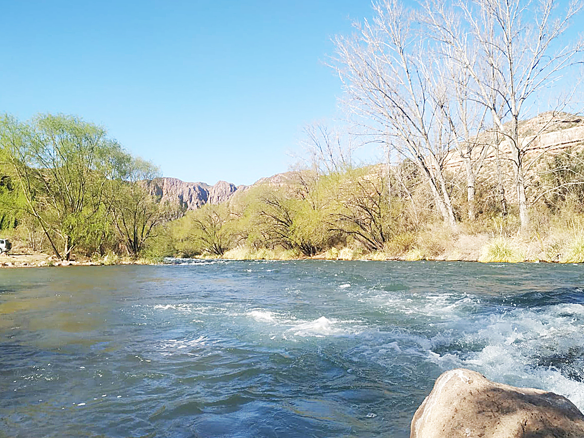 El Atuel es el único río de la provincia que escurre por encima de lo ...
