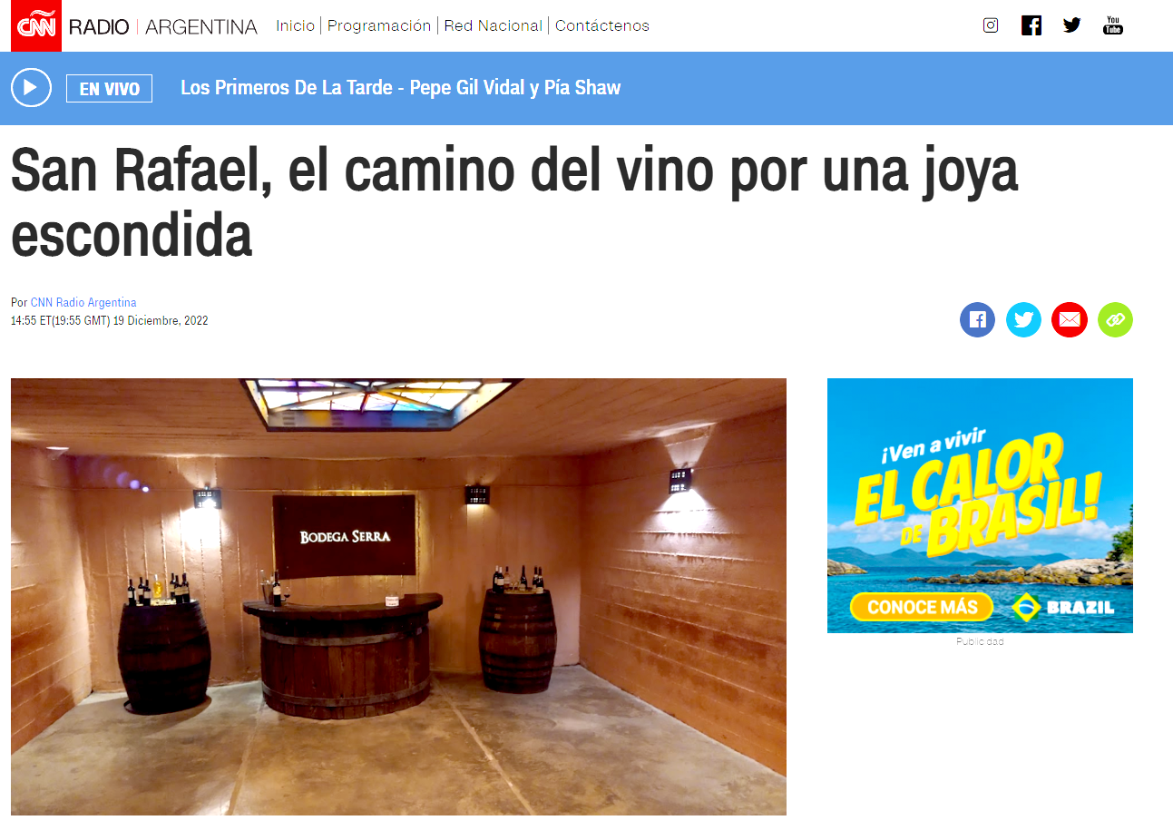 La CNN en español destacó el camino del vino de San Rafael - Diario San ...