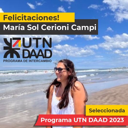 Una alumna sanrafaelina de la UTN recibió una beca de estudios en Alemania - Diario San Rafael