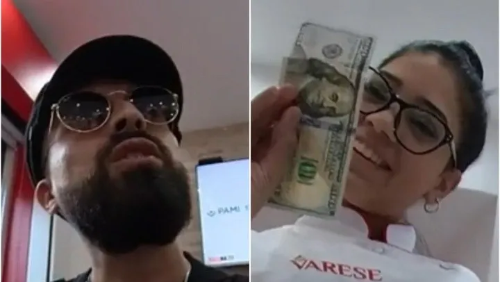 Un chileno le hizo un truco de magia a una moza argentina y el resultado la dejó en shock: “Cien ...