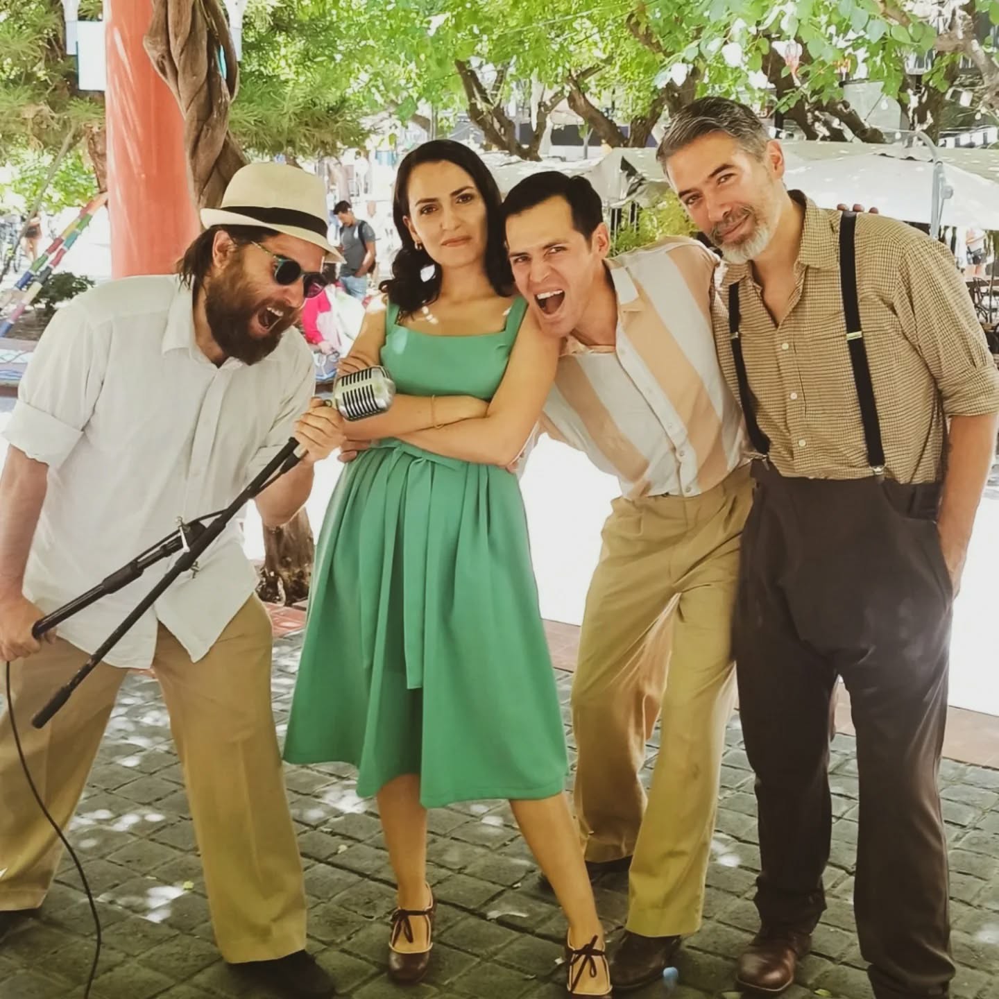 La cantante sanrafaelina Brenda Rodríguez junto a “Lady Brend & Company ...