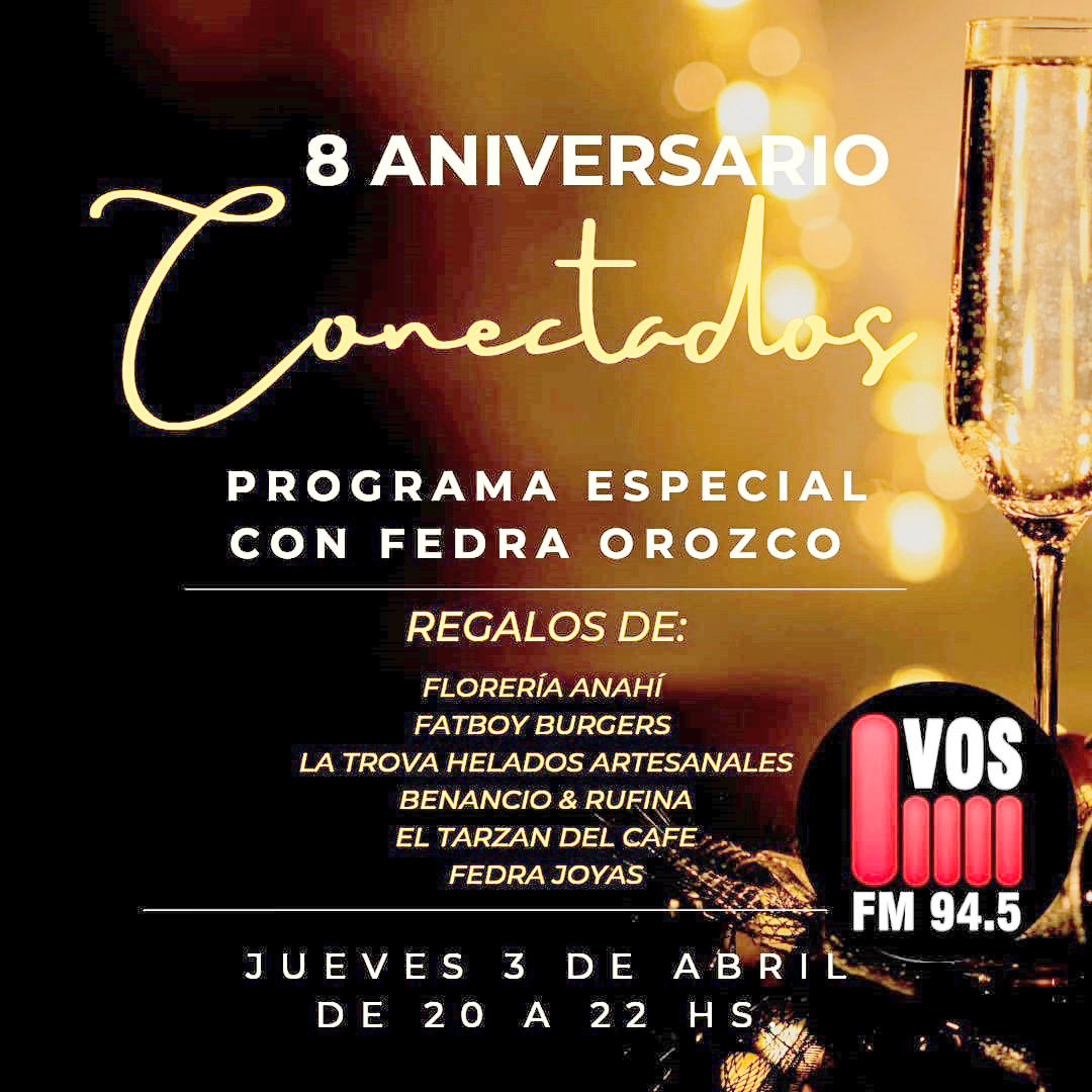 El programa “Conectados” celebra el jueves su octavo aniversario con lindos sorteos para sus ...
