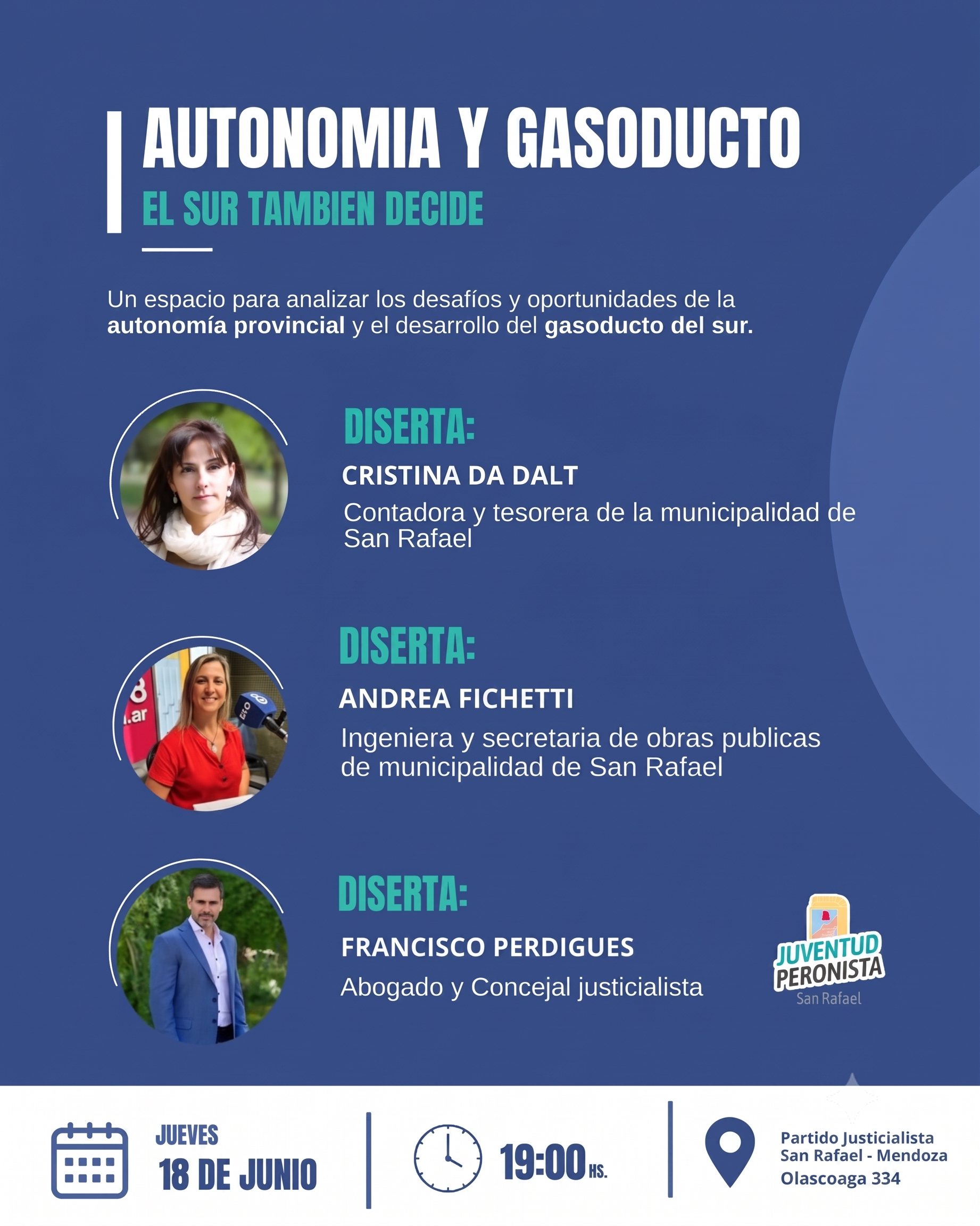 Organizan una charla sobre autonomía municipal y el gasoducto - Diario ...